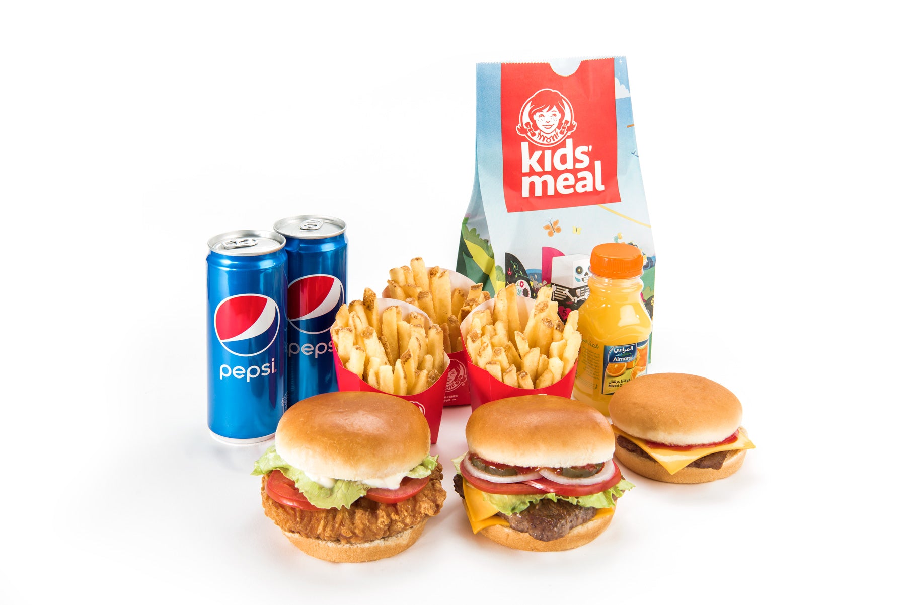 Group Meal For 3 – Wendy's Kuwait